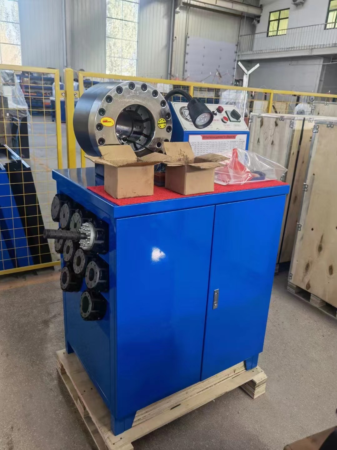 Large Range Brake Hose Crimping Machine 6-51mm Hydraulic Pipe Crimping ...