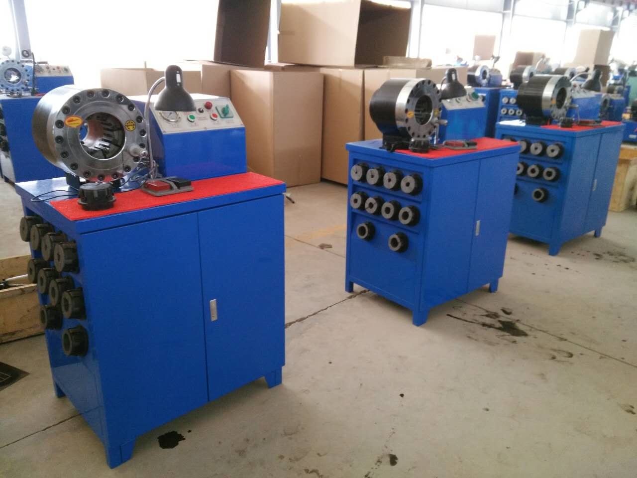 Large Range Brake Hose Crimping Machine 6-51mm Hydraulic Pipe Crimping ...