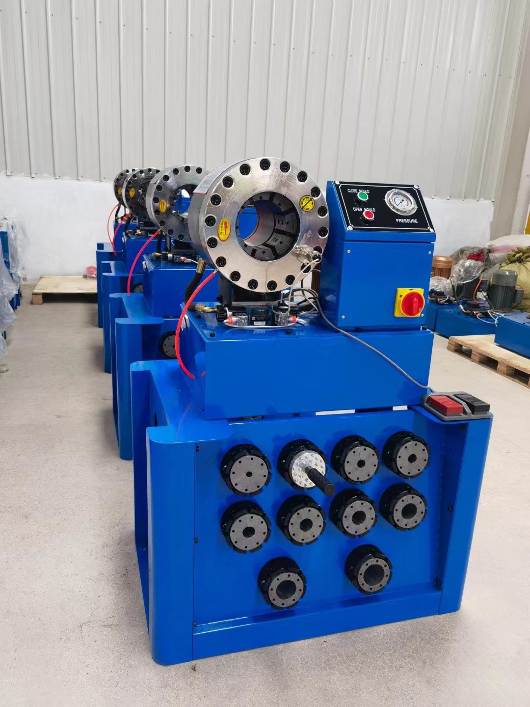 6-38mm AC Hose Crimping Machine Hydraulic Pipe Clamp Making Machine