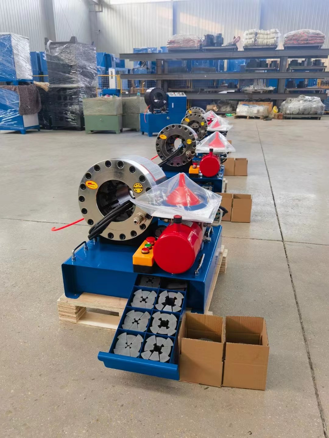 12v 24v Hydraulic Line Crimping Machine 4 Layers AC Hose Crimper High ...