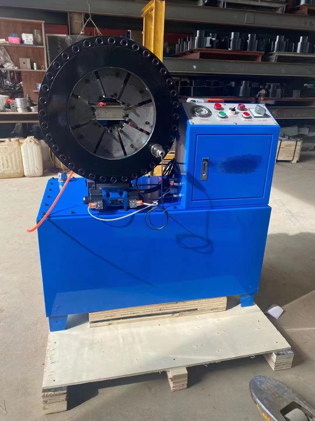2 3 4 5 6 Inch Hydraulic Hose Crimping Machine Oil Hose Crimper New ...