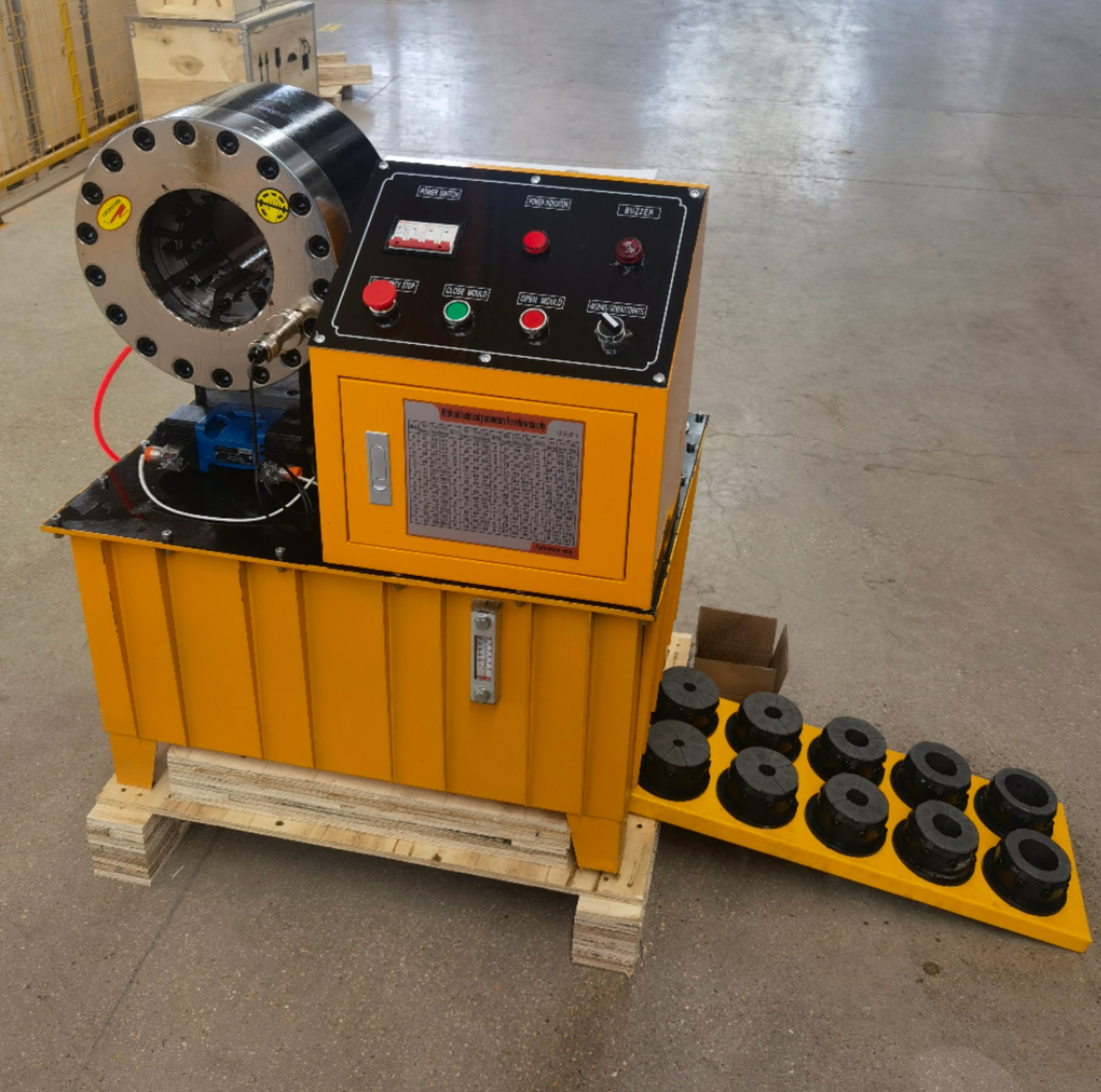 3kw 4kw High Pressure Hose Crimping Machine Hydraulic DX68 Different ...