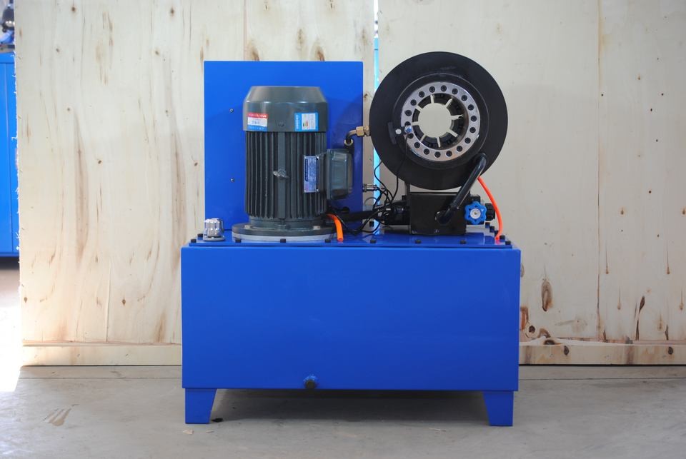 DX68 DX69 Electric Hose Crimping Machine 600 Ton Steel Pipe Crimping ...