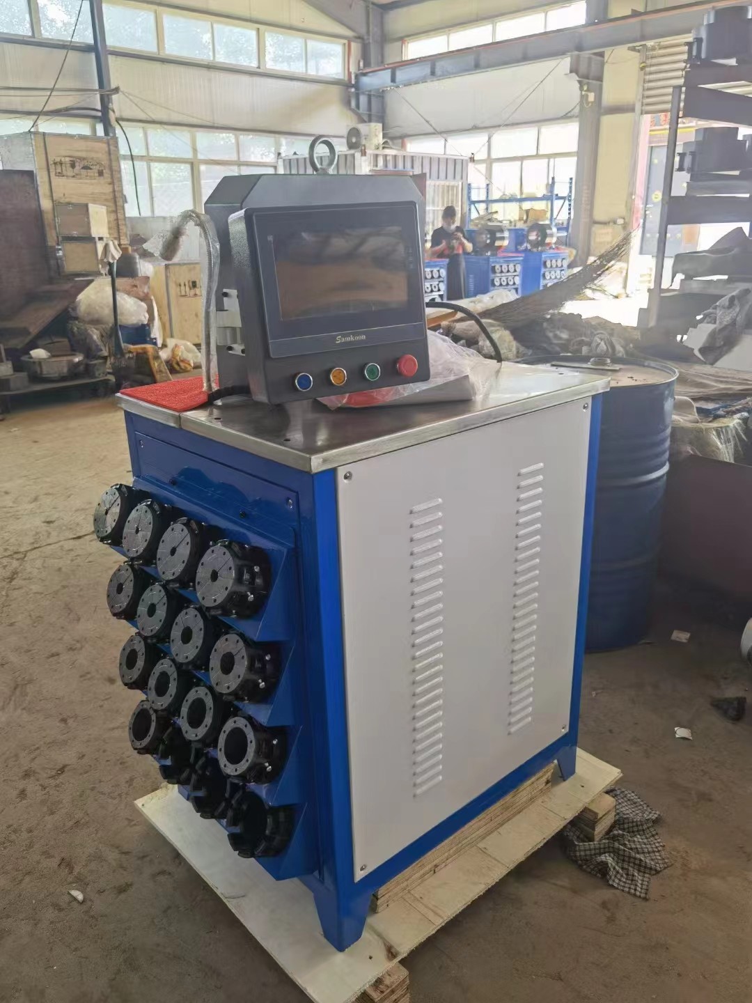 3 Inch 5.5kw Hydraulic Pipe Clamp Pressing Machine 4kw CBK-120