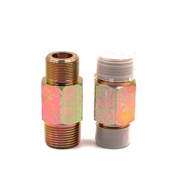 1/2 JIC Hydraulic Hose Fittings JIS BSP Steel Brake Line Adapters