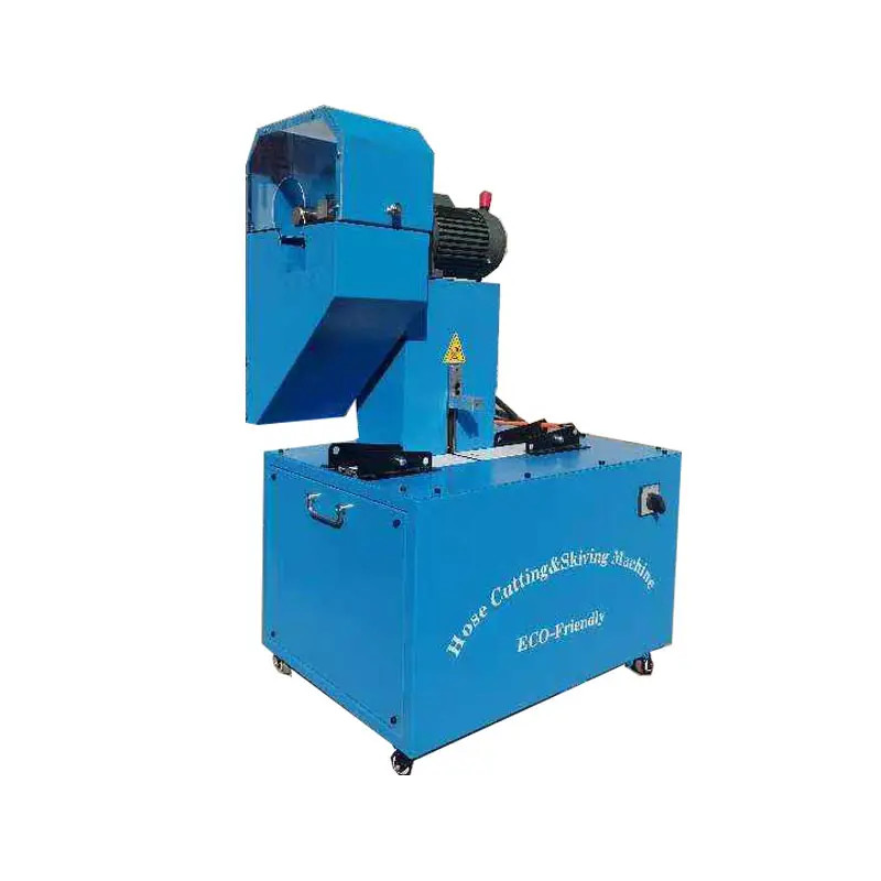 128kg Hose / Rubber Cutting Machine With 2850 RPM Cutting Motor