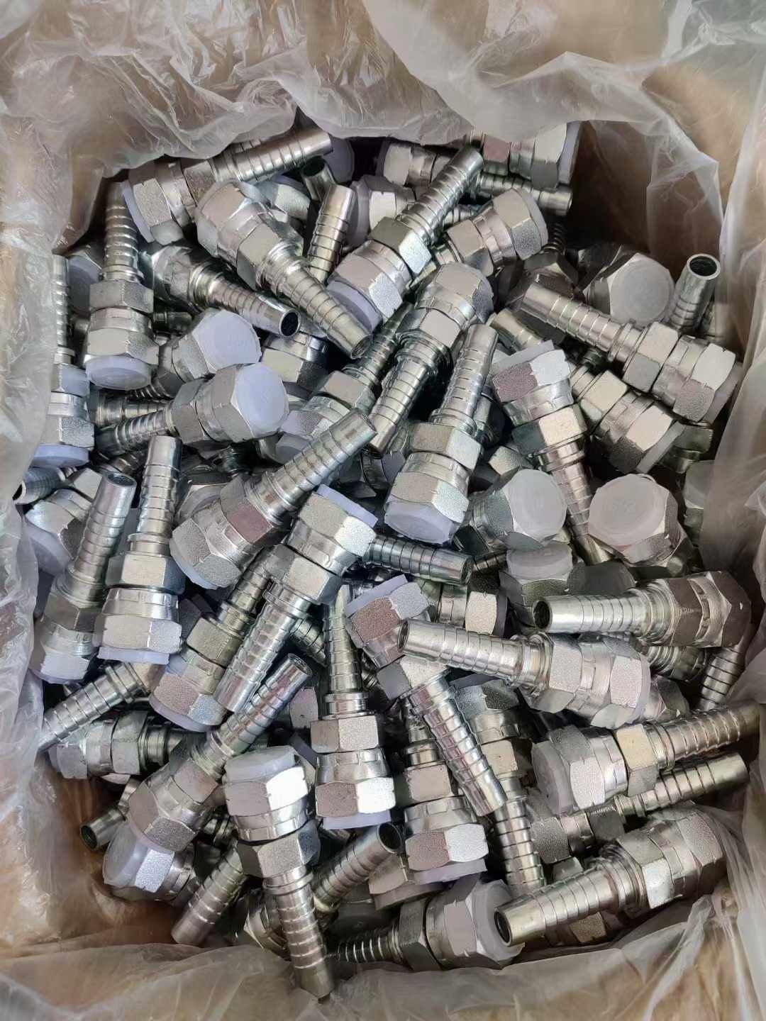 Different Raw Material And Standards Carbon Steel 1/2 JIC Hydraulic ...