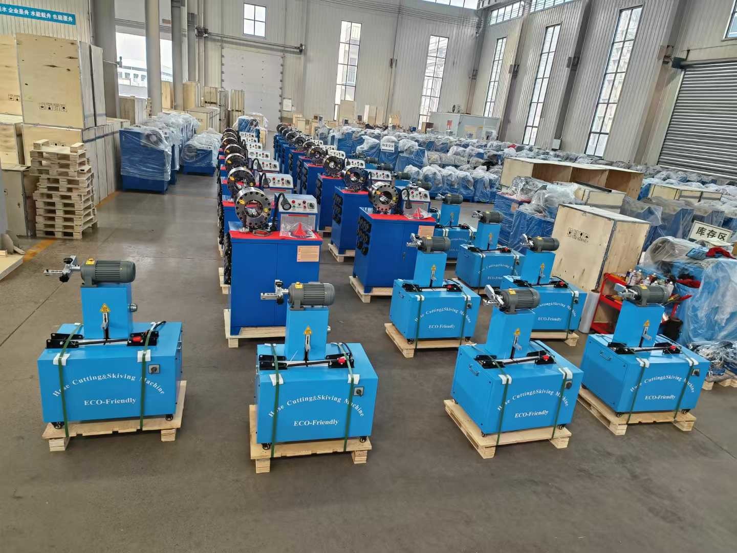 Electric 2 Inch 6 Layers Hose Cutting And Skiving Machine With Blade